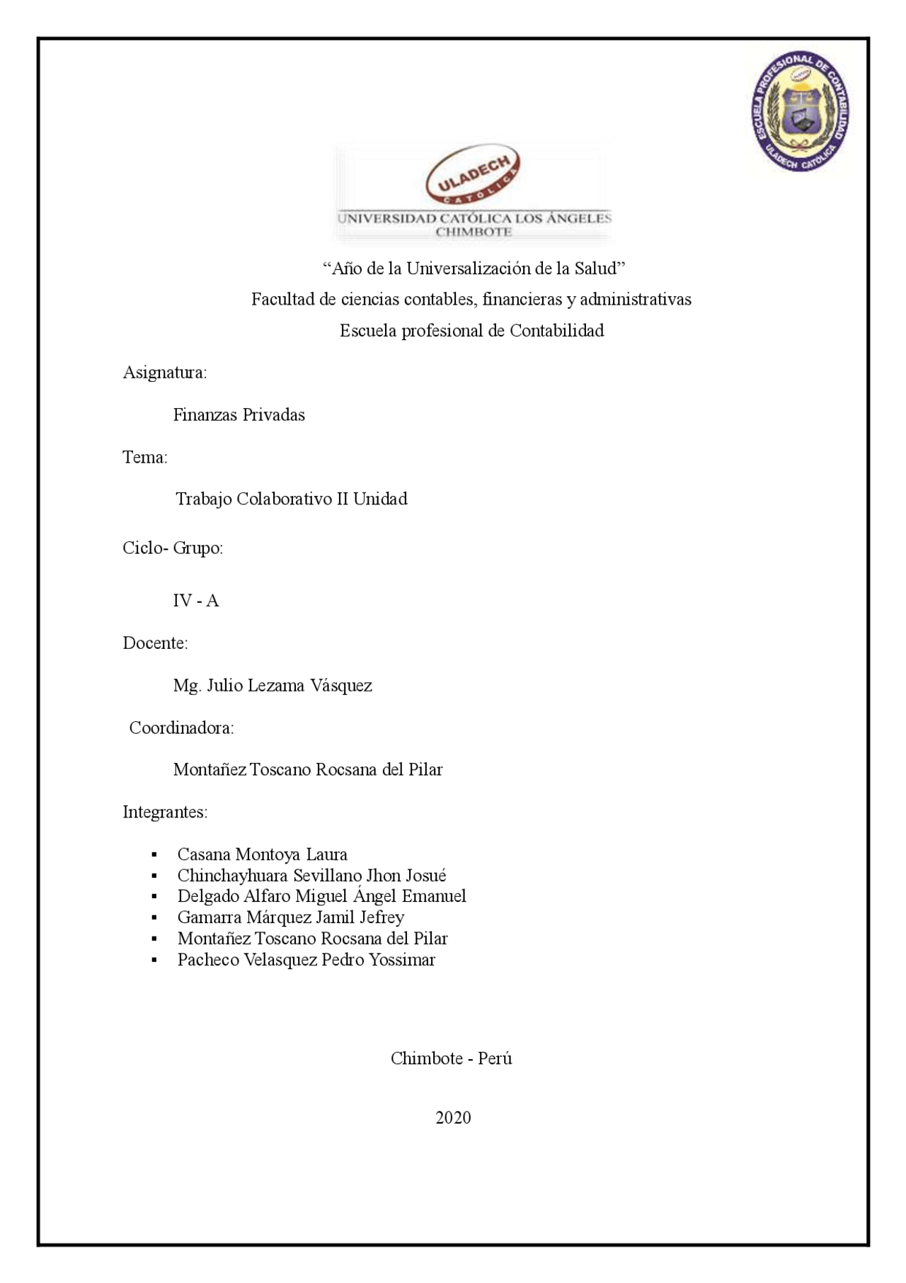 Contabilidad Avanzada Docsity