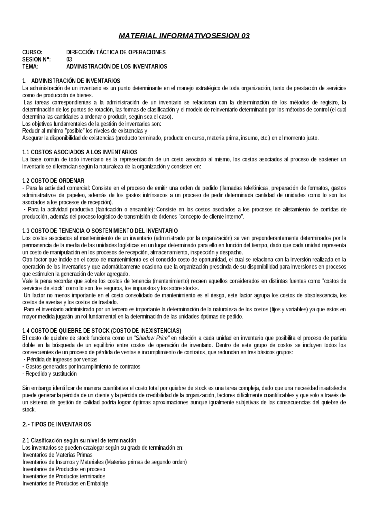 Gestión De Proyectos Docsity