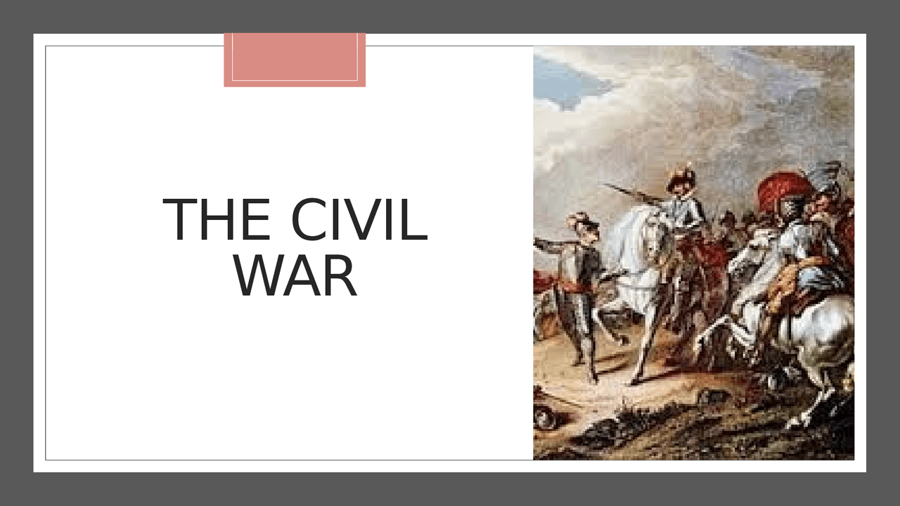 PowerPoint: The British civil war - Docsity