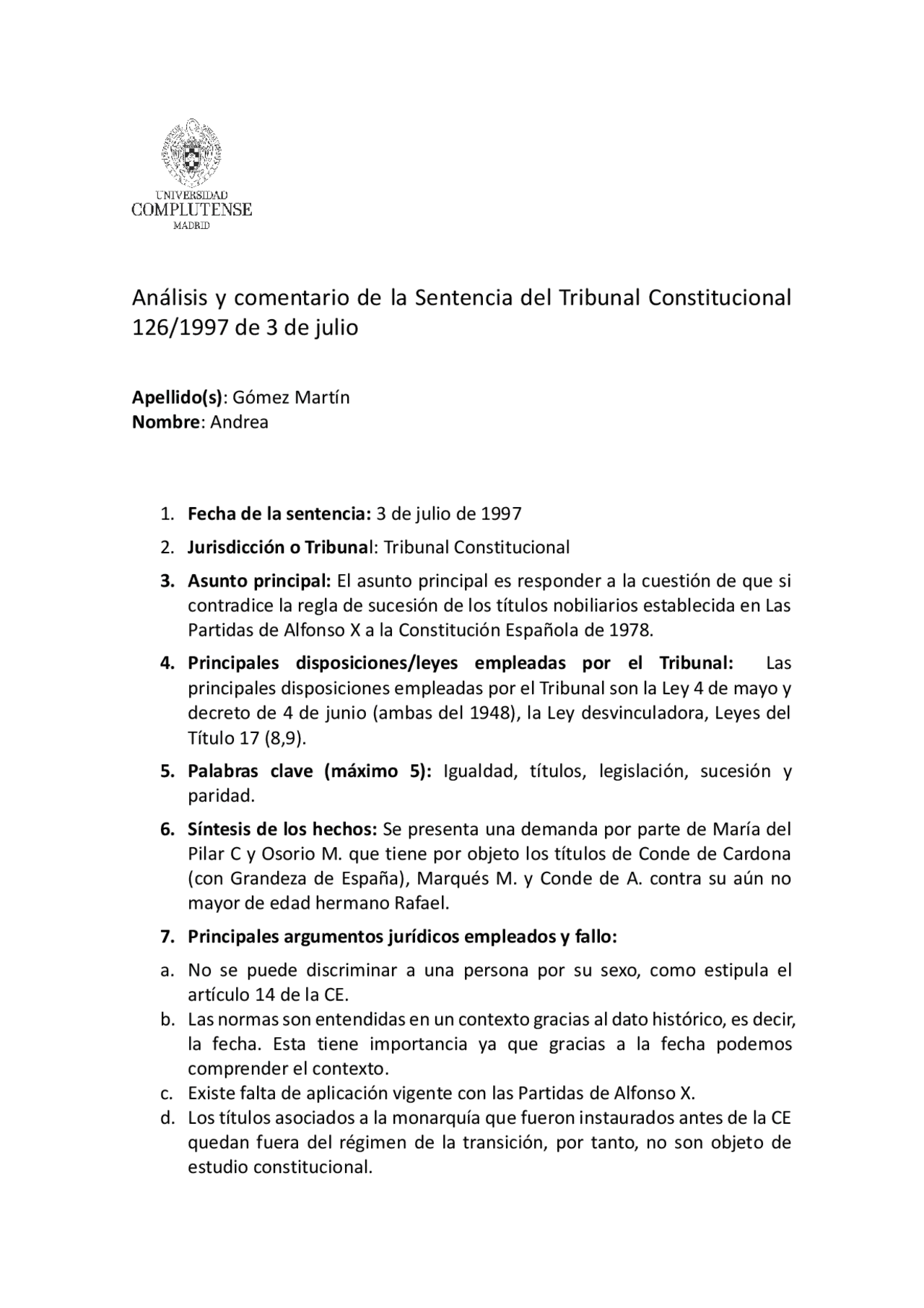 Práctica 4 Derecho Común Europeo Docsity