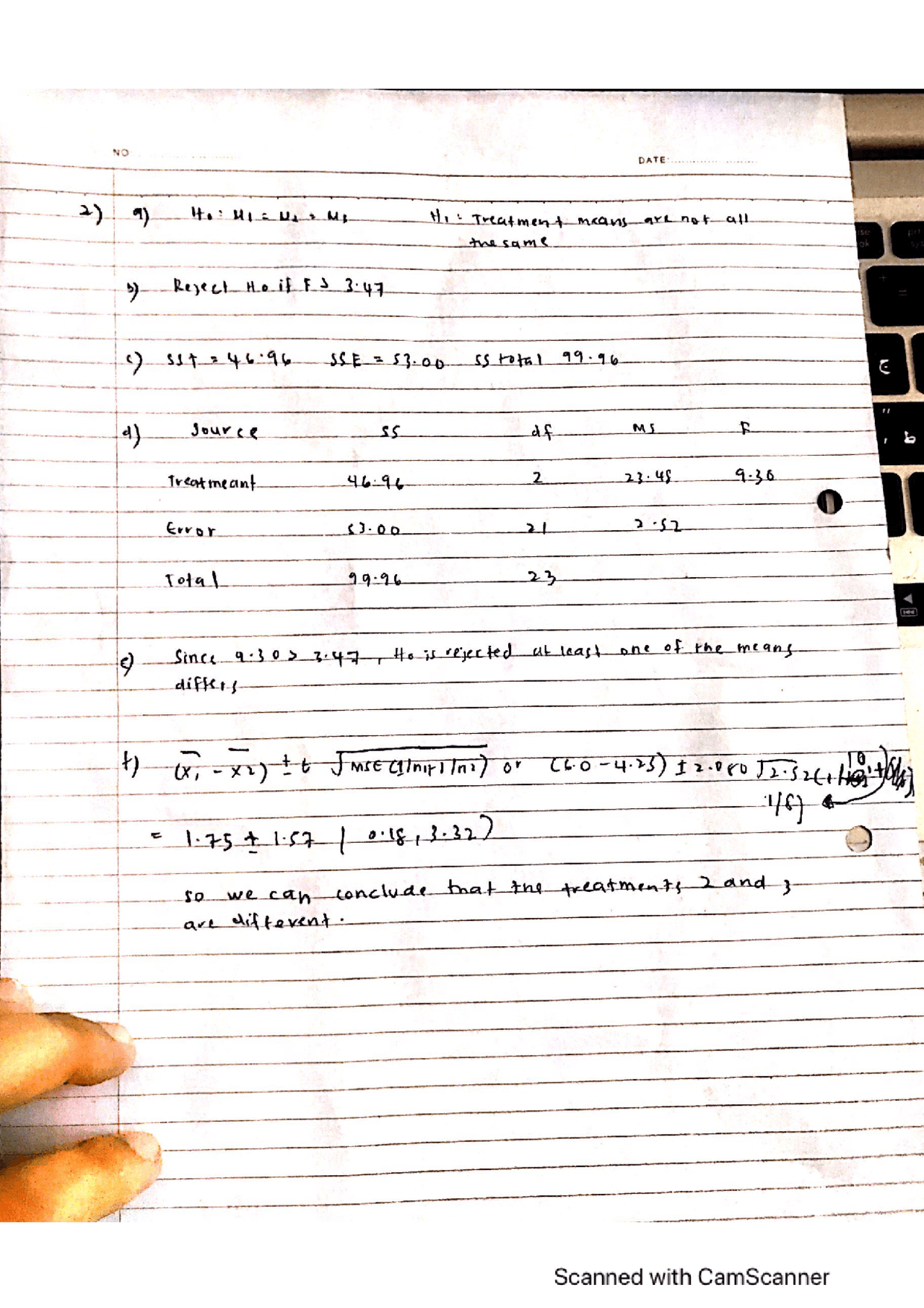 Statistic For Tutorial 1 Docsity