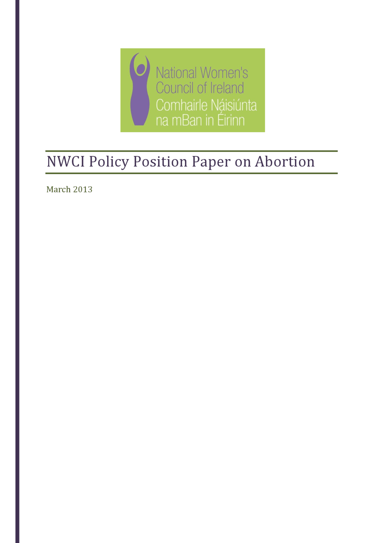 ABORTION POSITION PAPER - Docsity