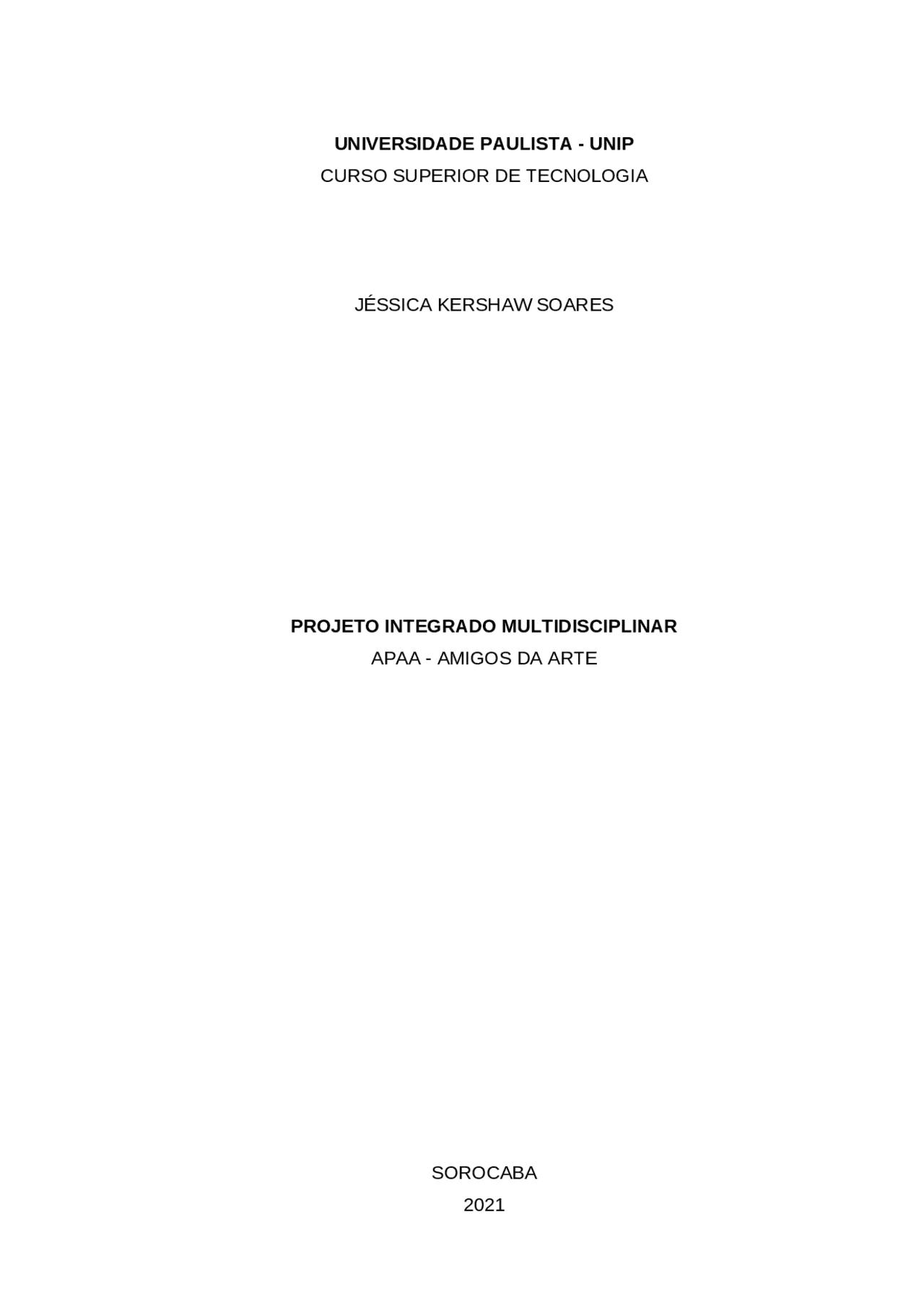Pim Ii Projeto Integrado Multidisciplinar Ii Docsity