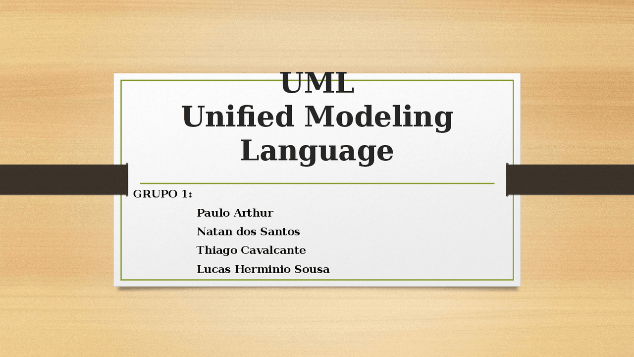 UML - Linguagem de modelagem unificada | Notas de estudo Programação em ...