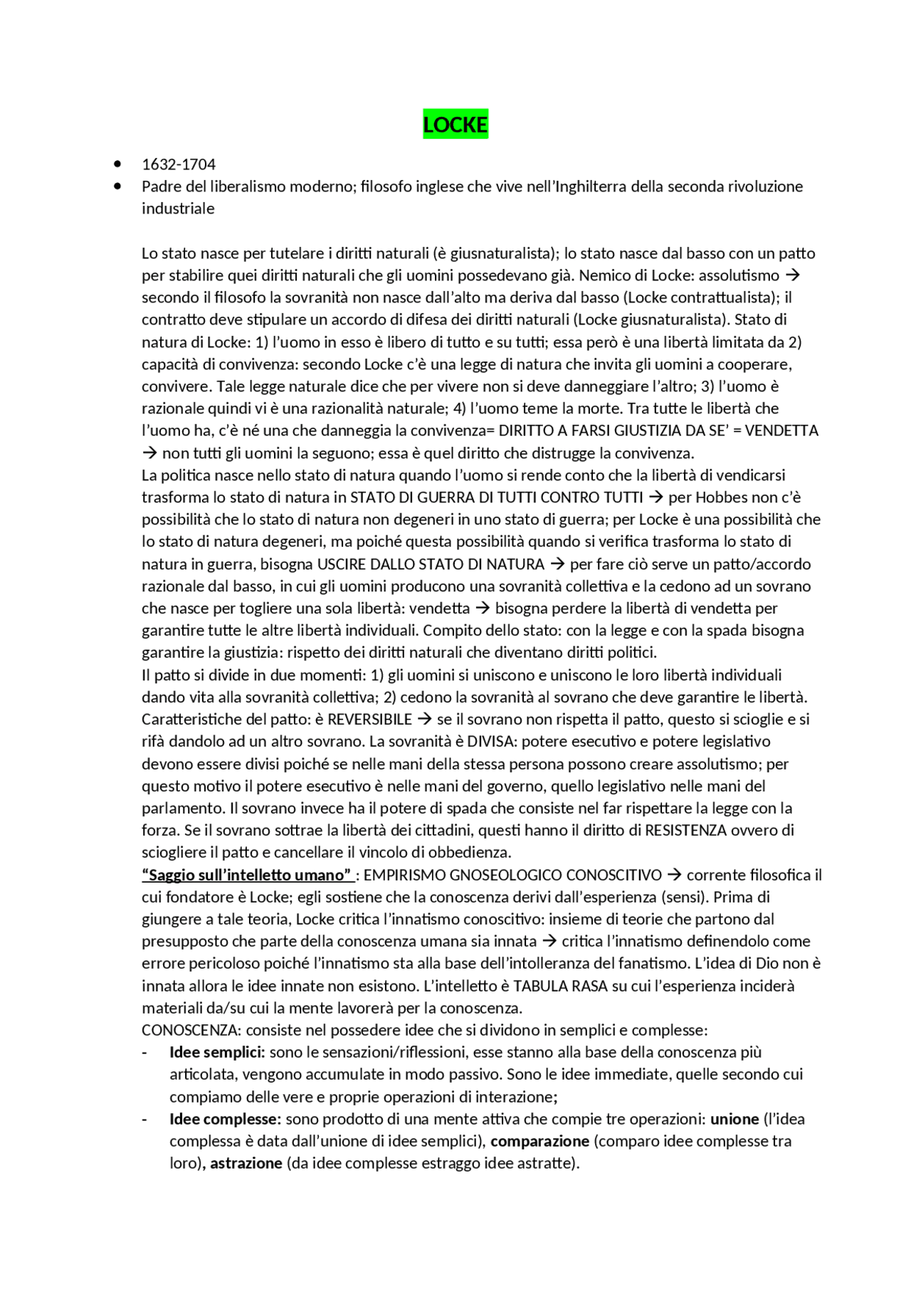 Empirismo Locke E Hume Docsity