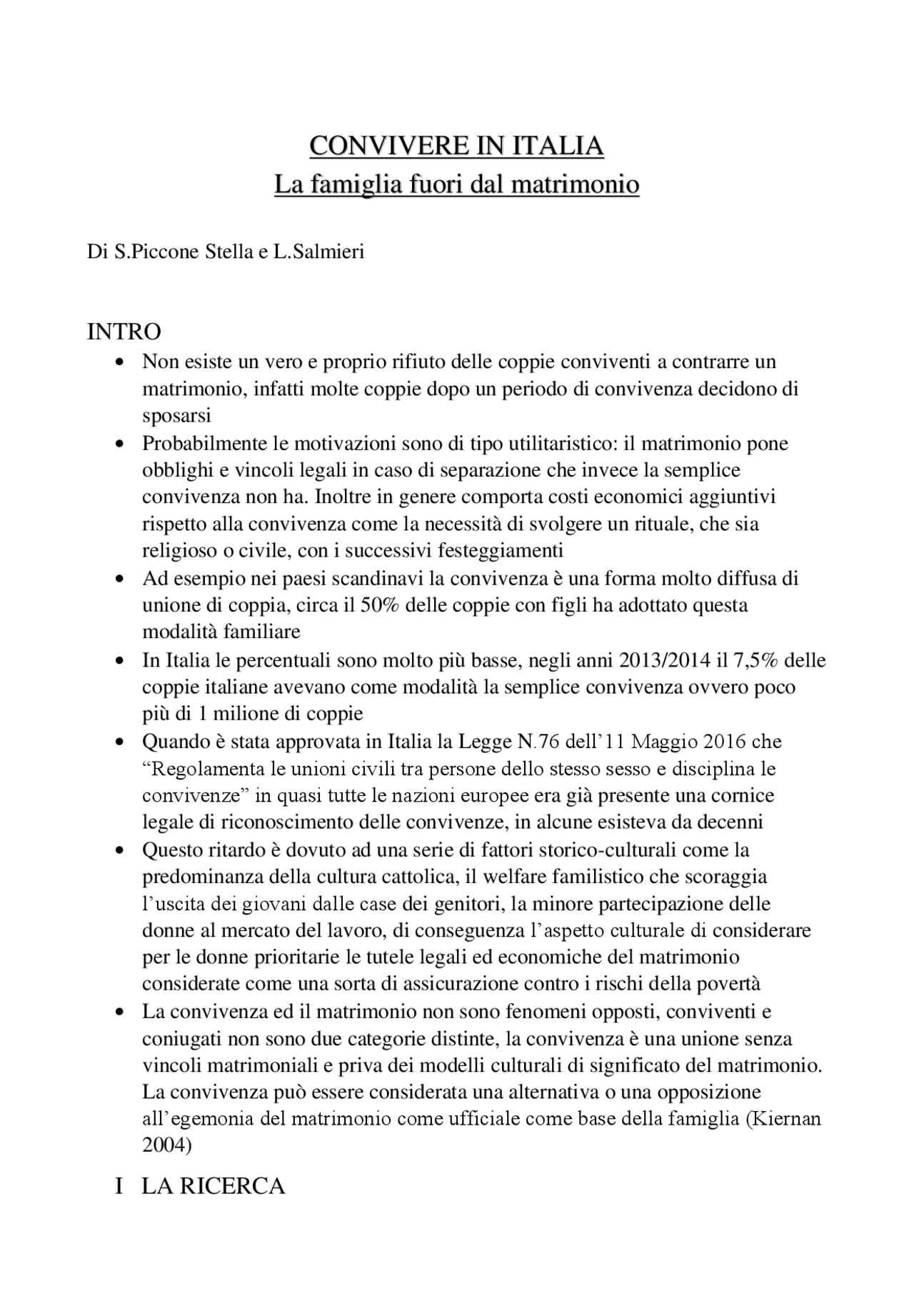 Sintesi Del Testo Di Esame Chiaro E Coinciso Docsity