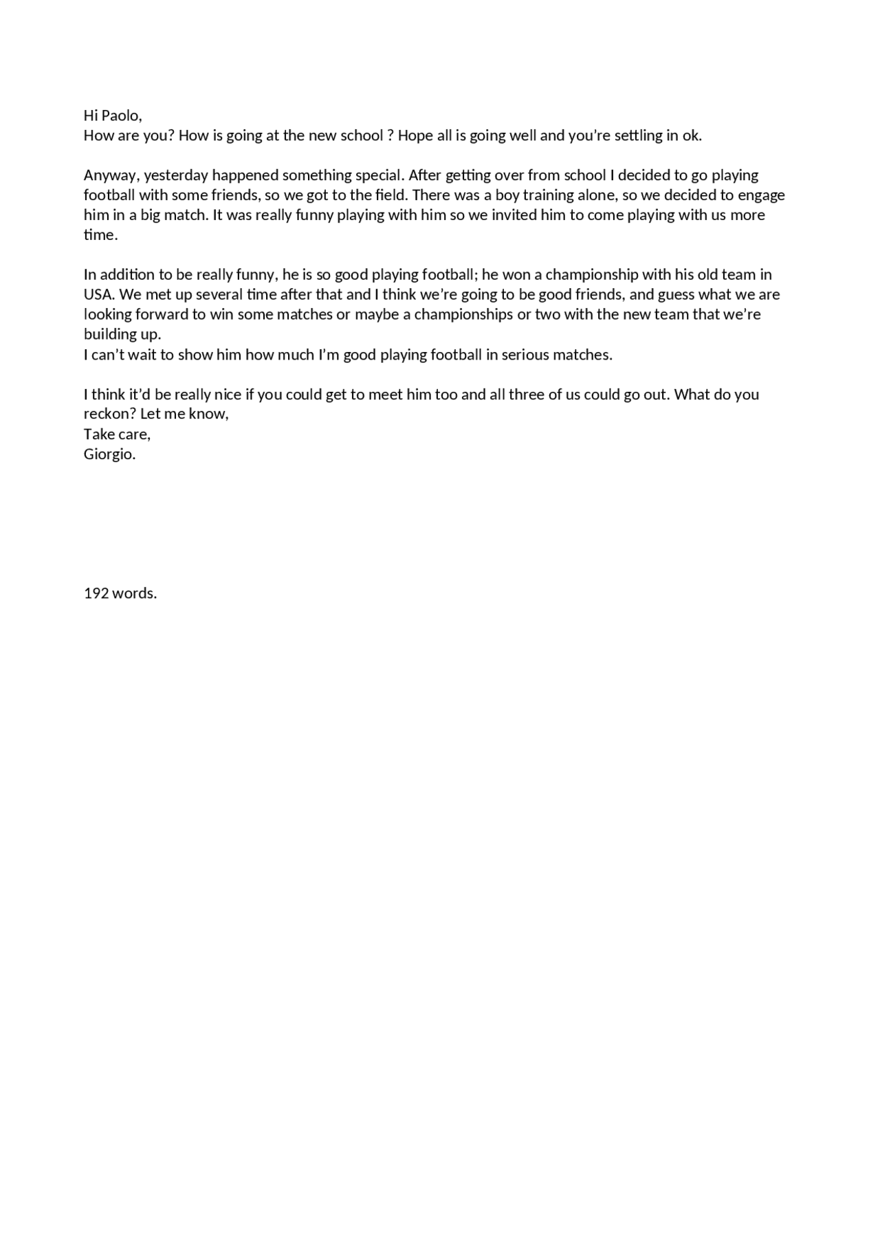 Test Pag 68 Igcse 2 Scrivere Una Lettera Docsity