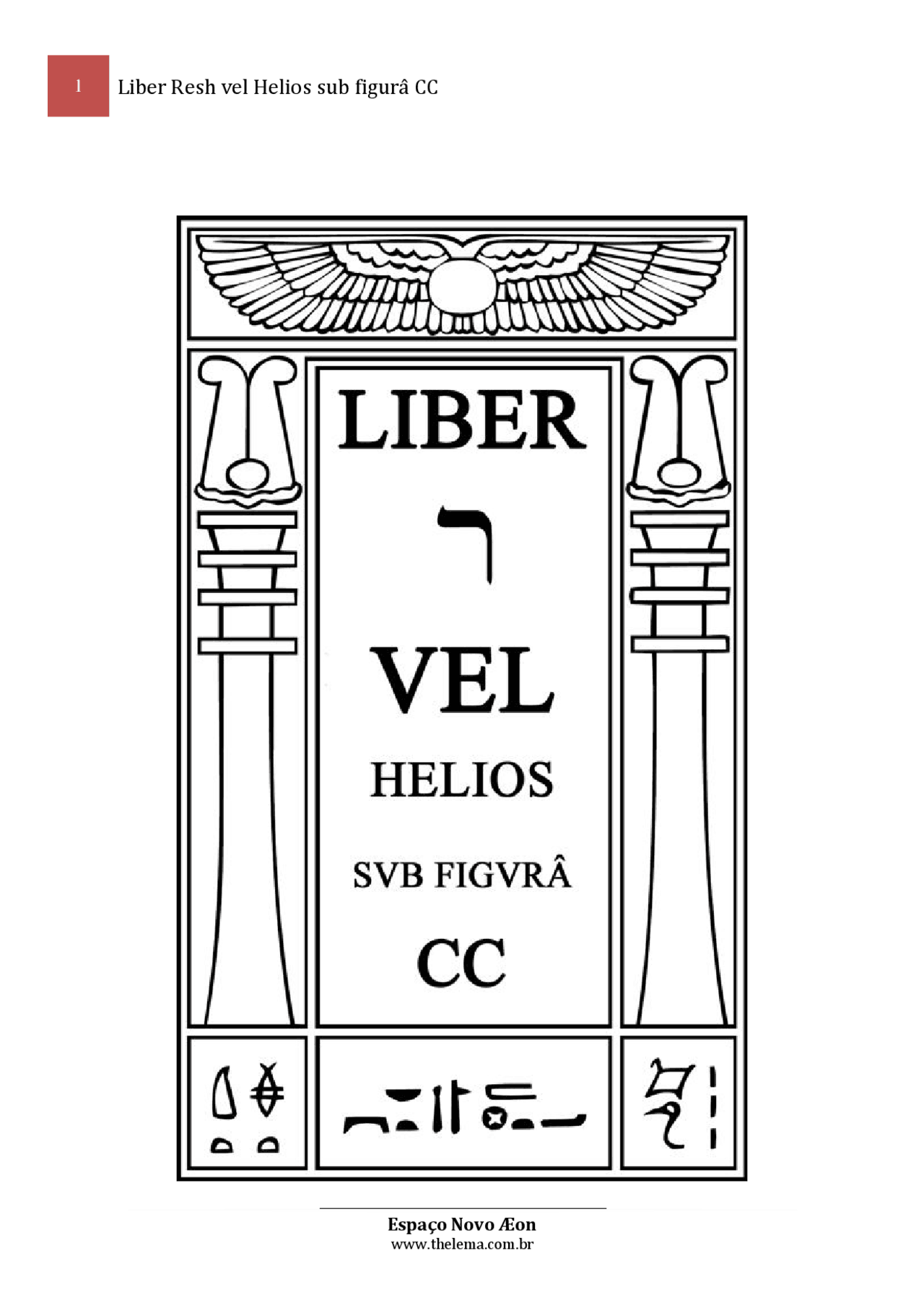 Liber resh aleyster crowley - Docsity