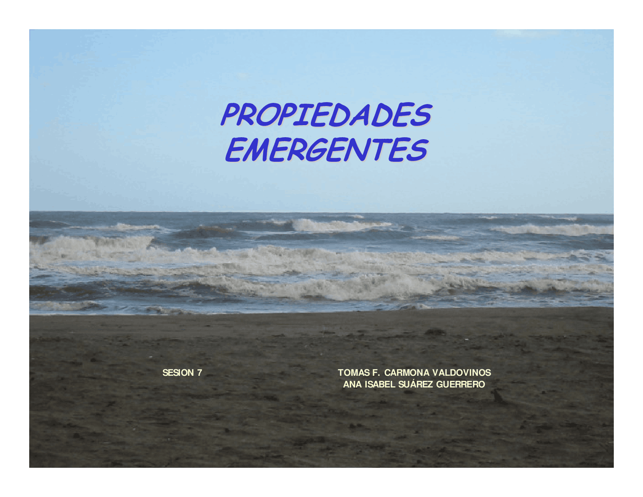 Propiedades emergentes - Docsity