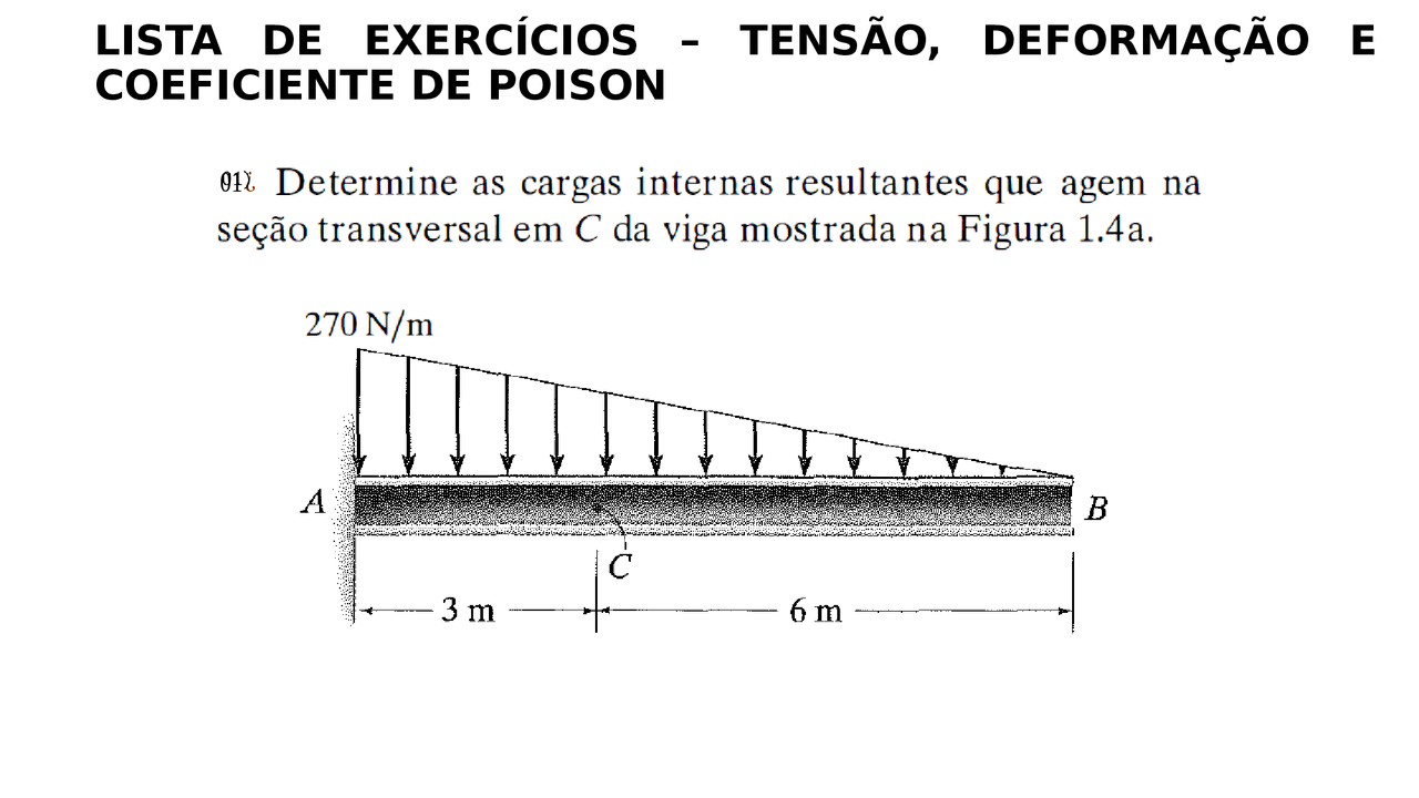 Lista Com Exercícios Exercícios Resistência Dos Materiais Docsity