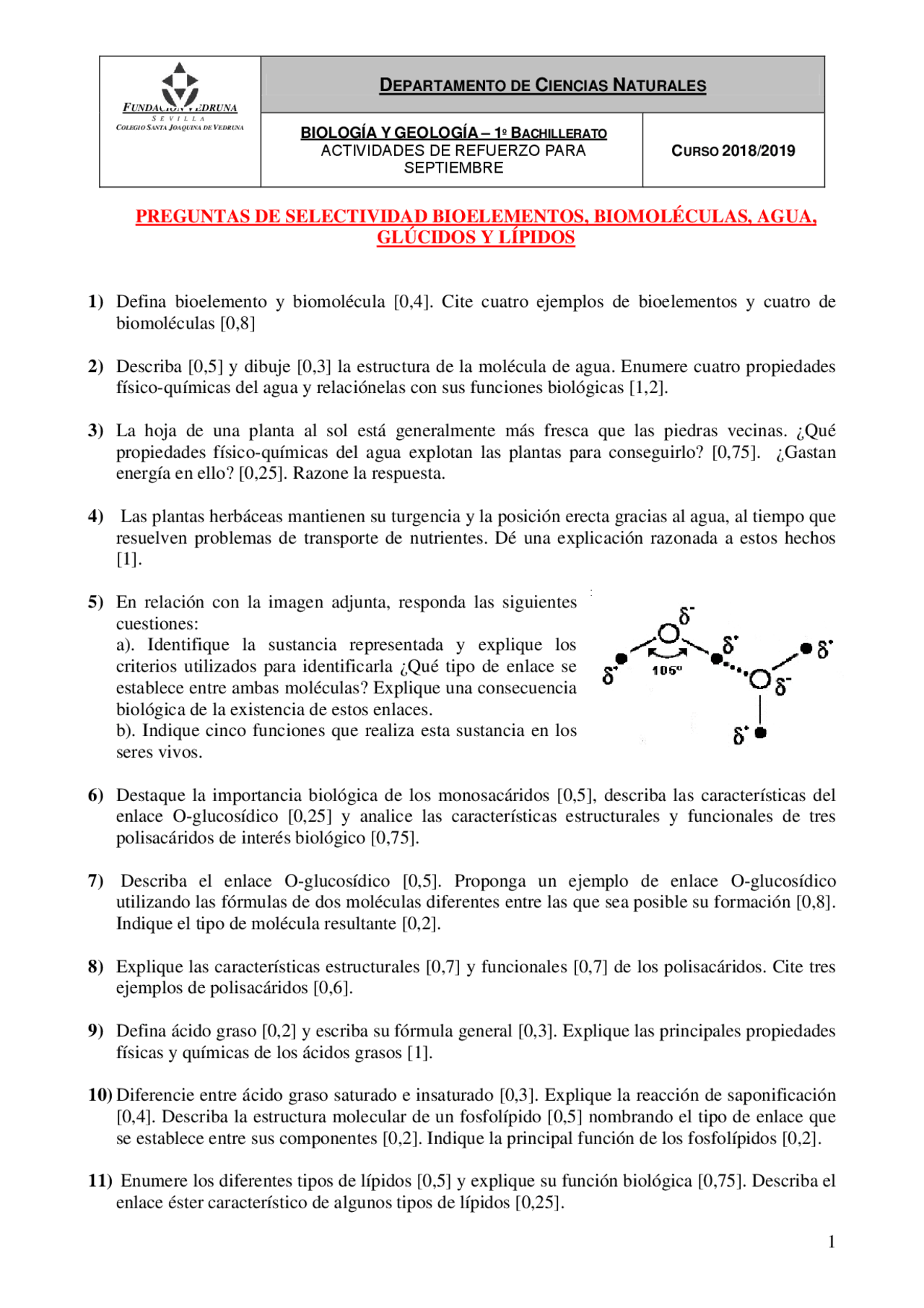 Selectividad Biología Docsity