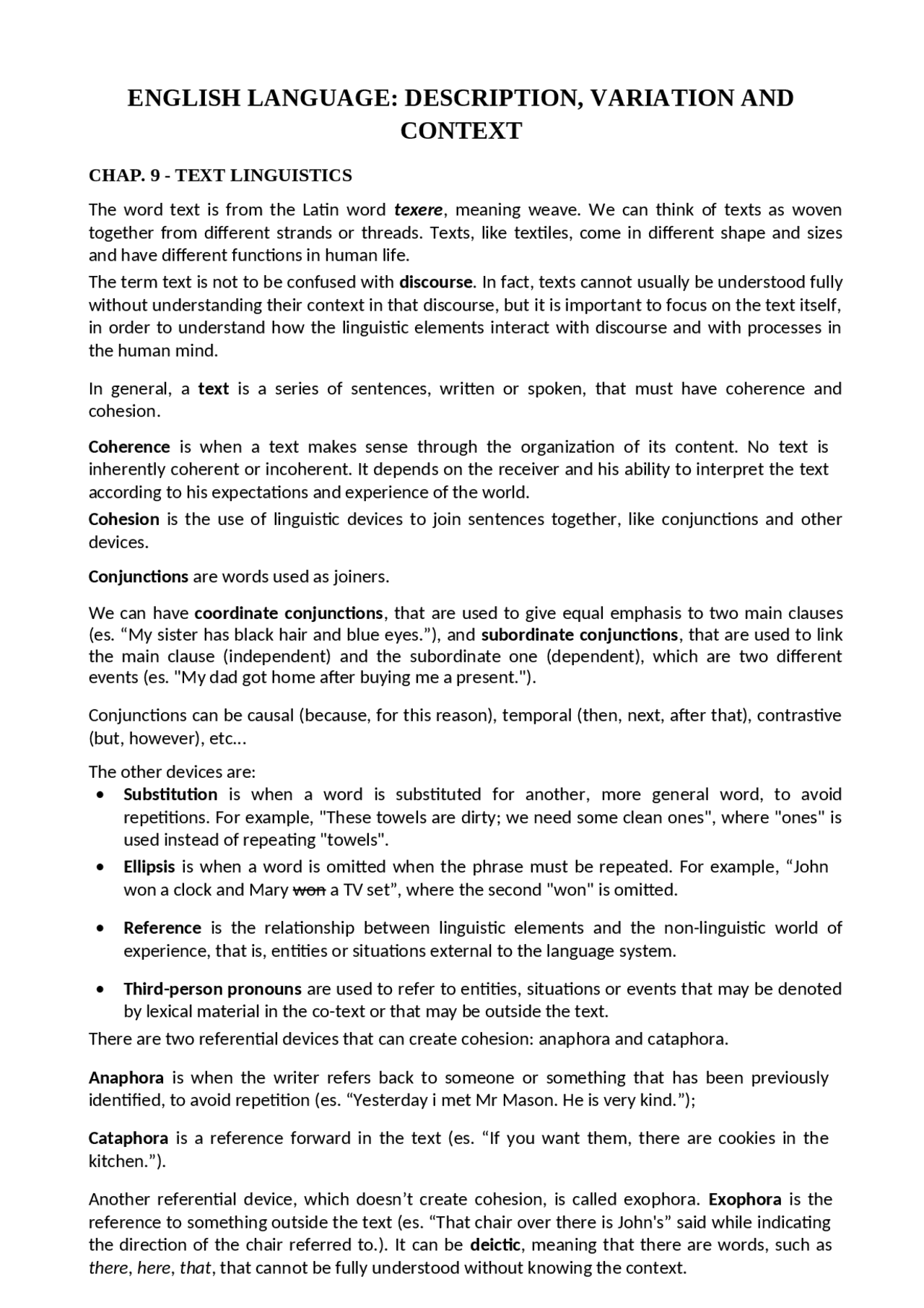 English Language Description Variation And Context Docsity