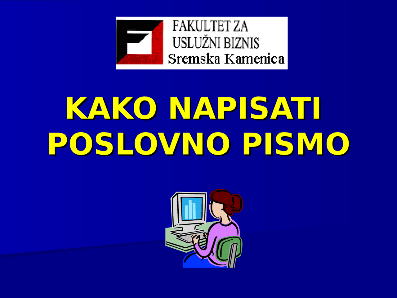 Poslovno Pismo I Ekonomija Skripte Predlog Organizacija Rada Docsity