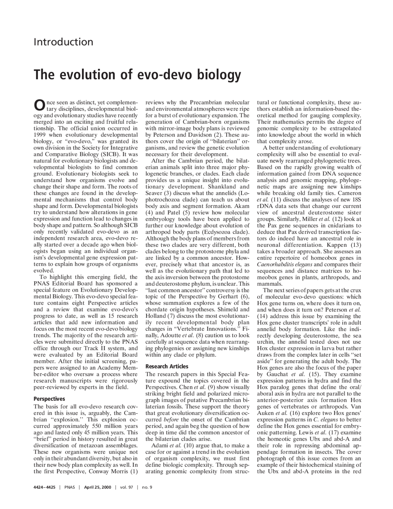 Evolução Evo-Devo - Biologia - Docsity