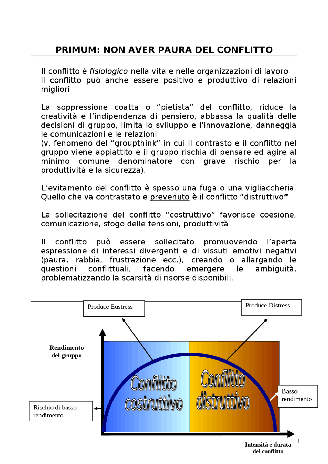 Conflitto e Negoziazione - Docsity