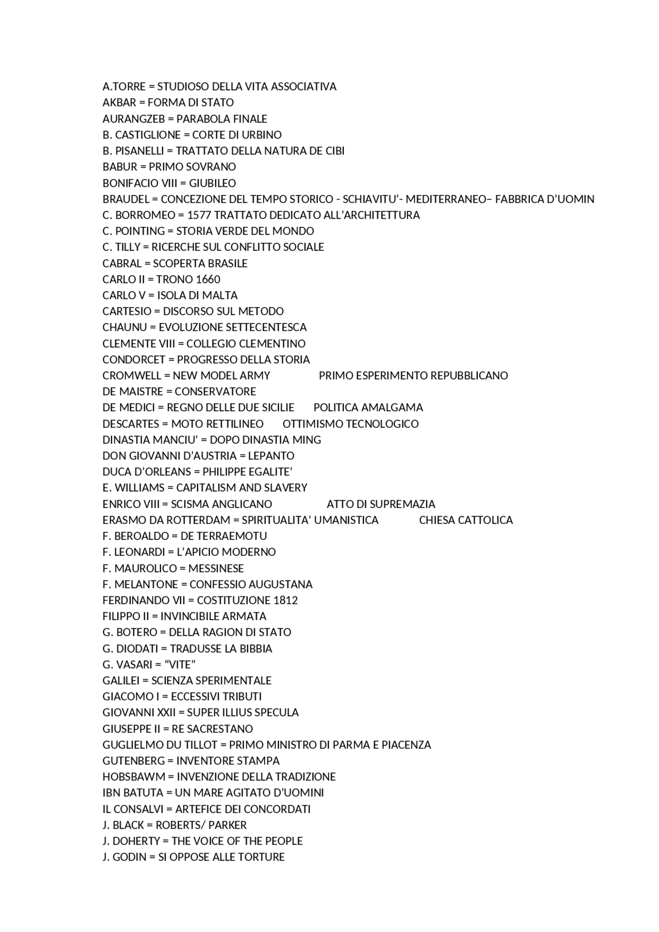 Date E Autori Storia Moderna Docsity