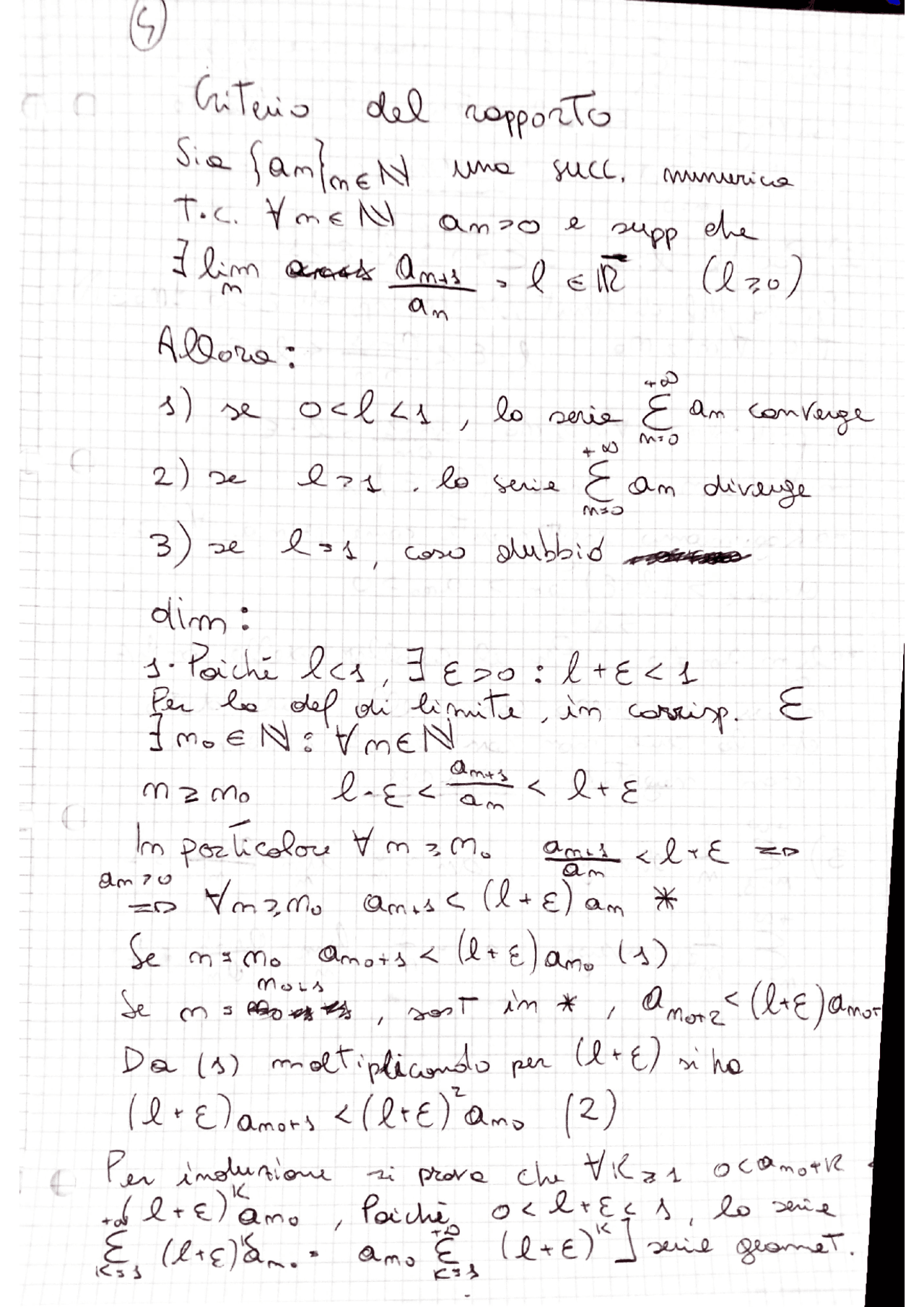 Criterio del rapporto - Docsity