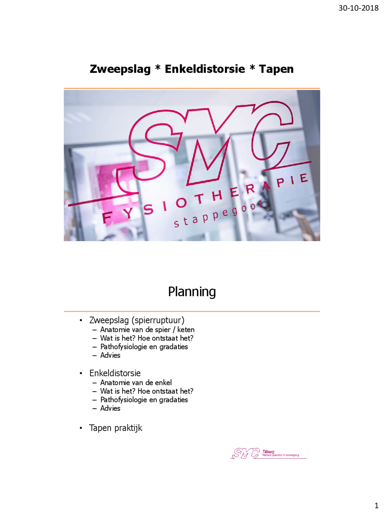 Zweepslag en enkeldistorsie | Fysiotherapie | Essays (university ...