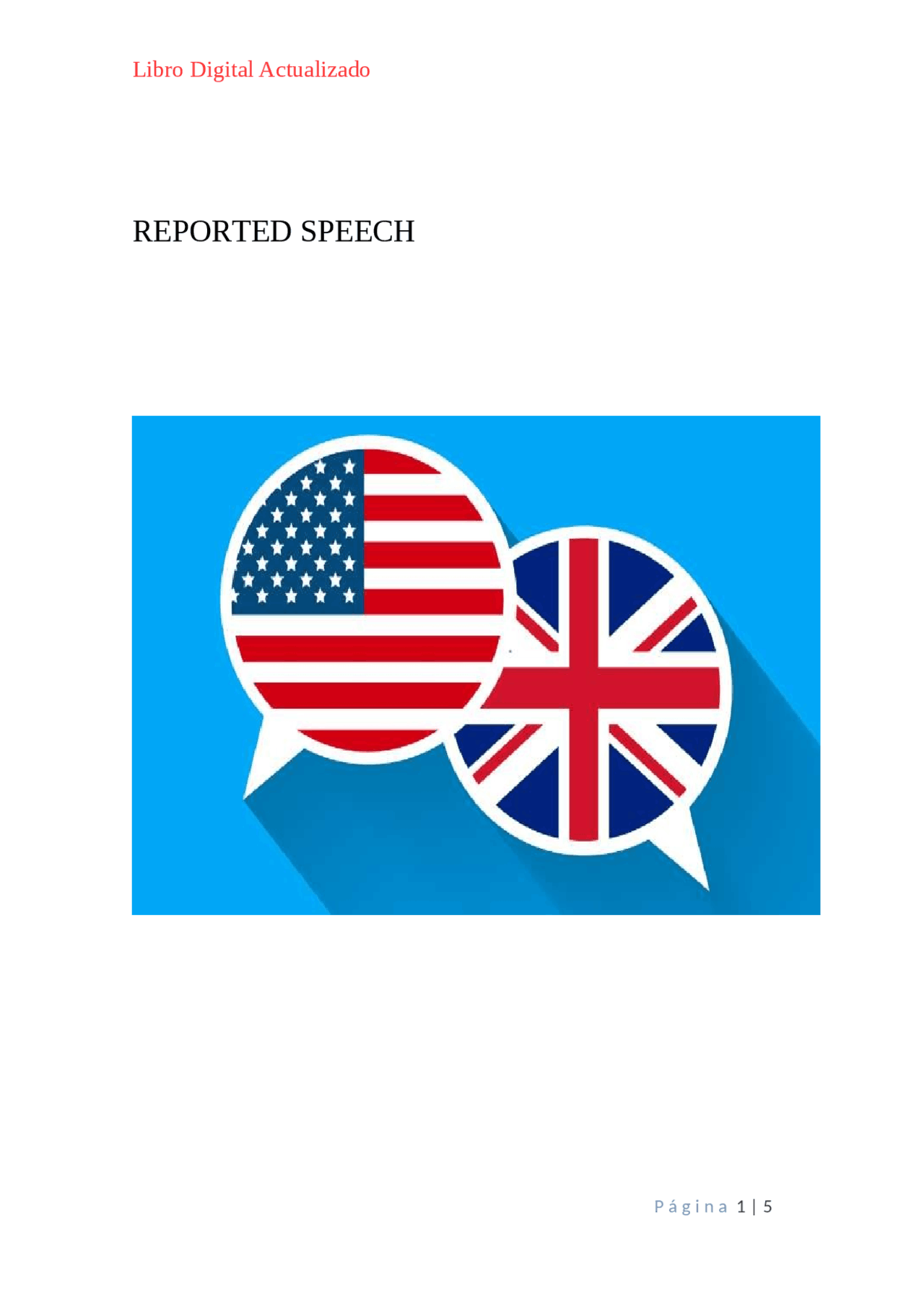 Reported Speech 2º bachillerato | Summaries of English | Docsity