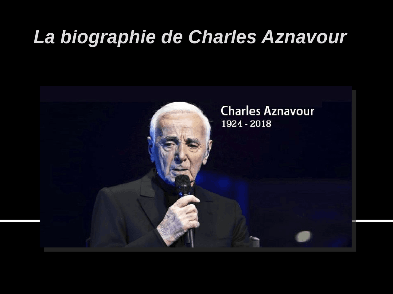 Biografia charles aznavour - Docsity