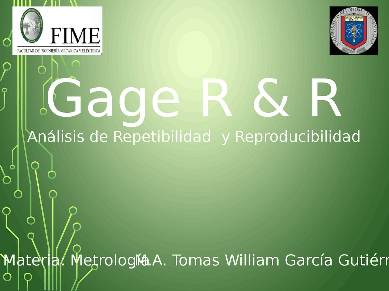 Presentacion GR&R.pptx - Docsity