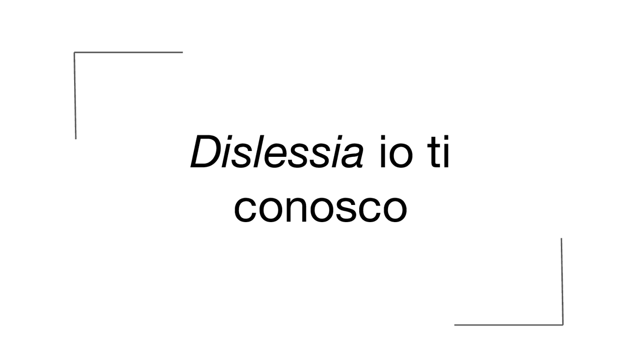 Dislessia Io Ti Conosco Docsity
