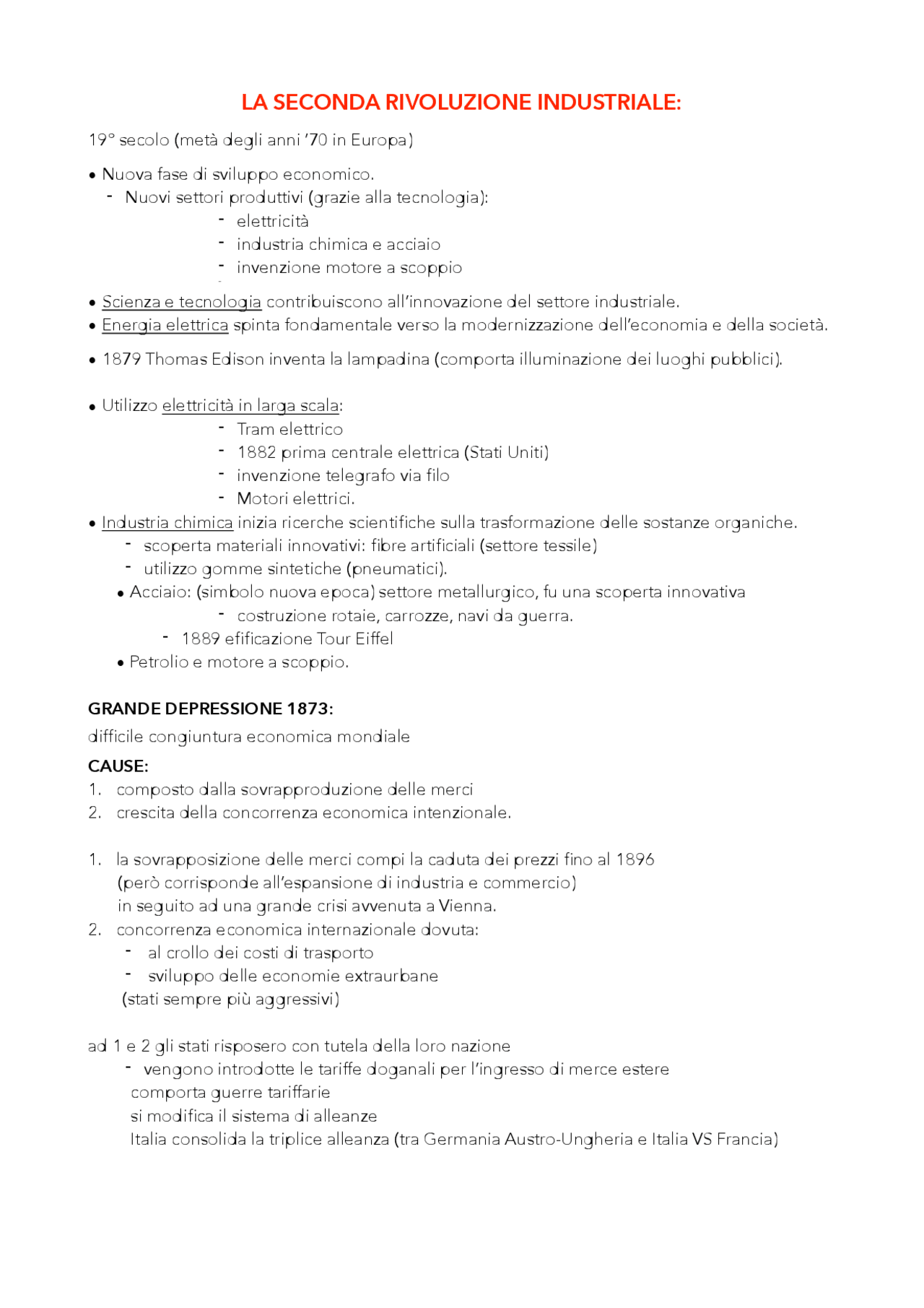 Appunti Per Maturità Docsity