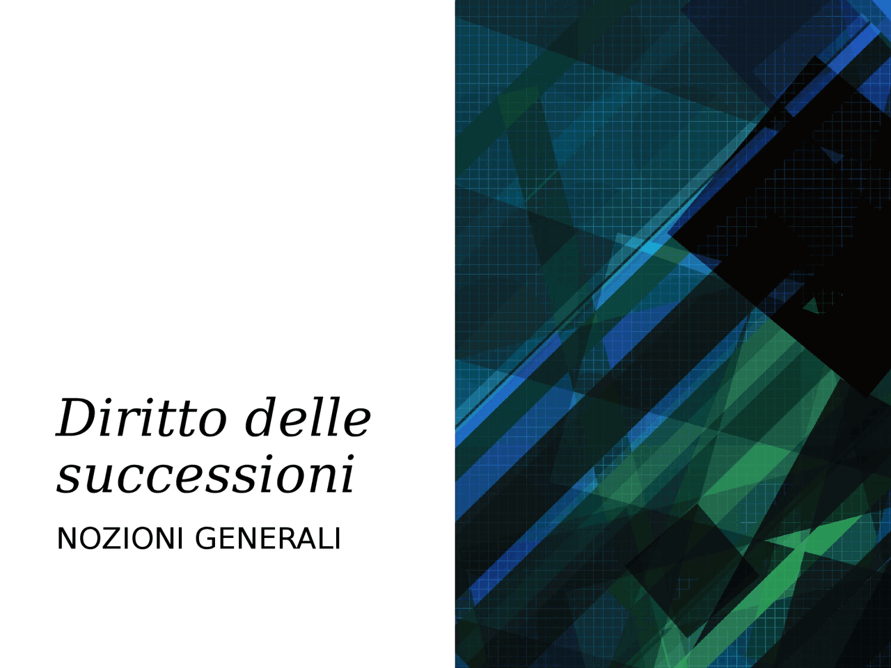 Diritto Alle Successioni Docsity