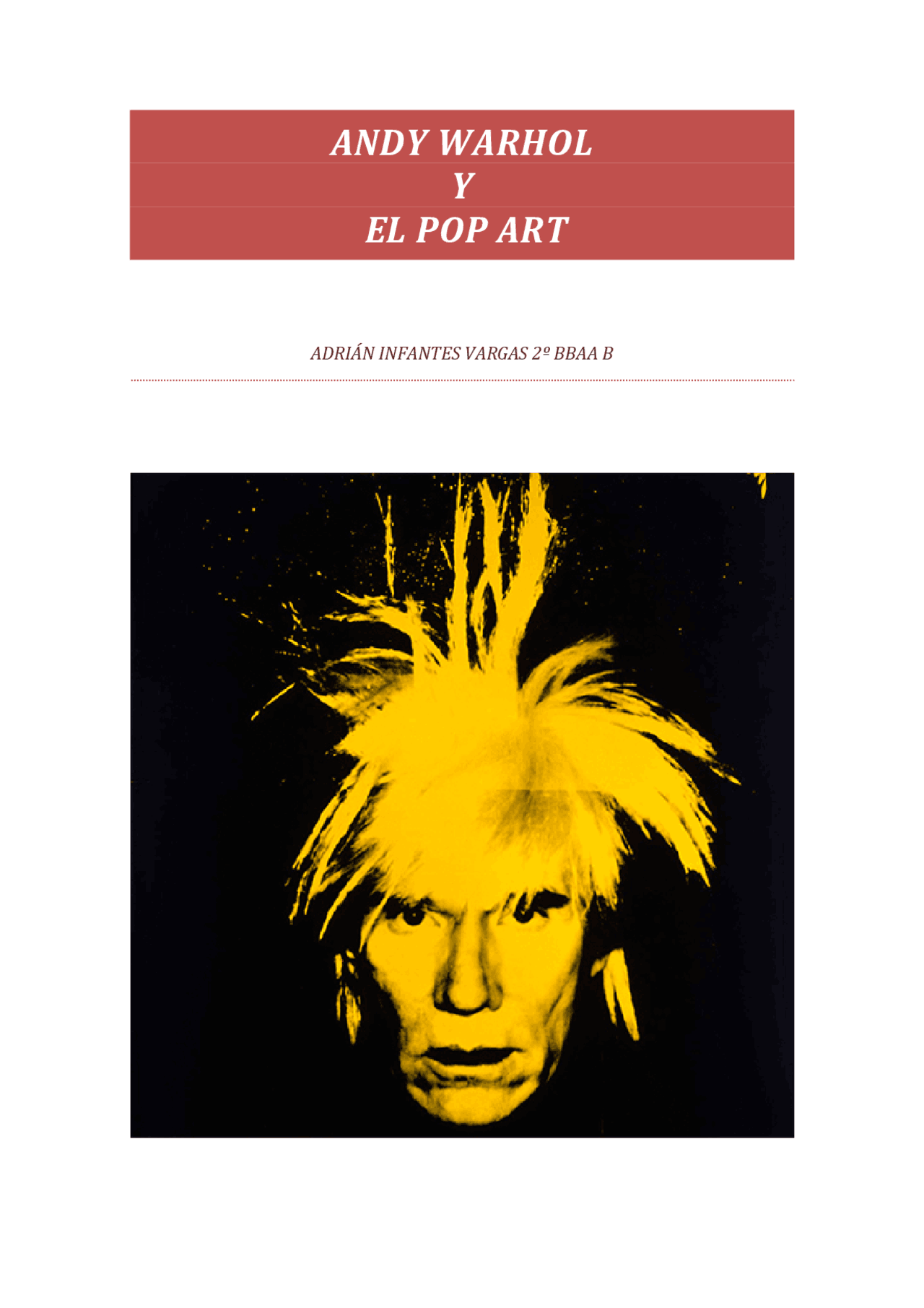 Andy Warhol y el Pop Art | Guías, Proyectos, Investigaciones de ...