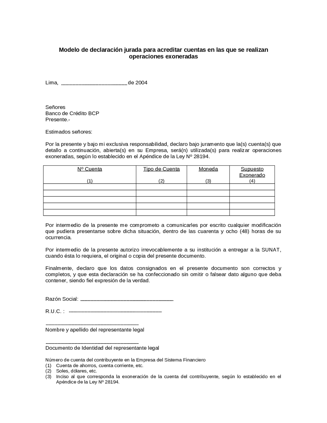 Carta de exoneracion - Docsity