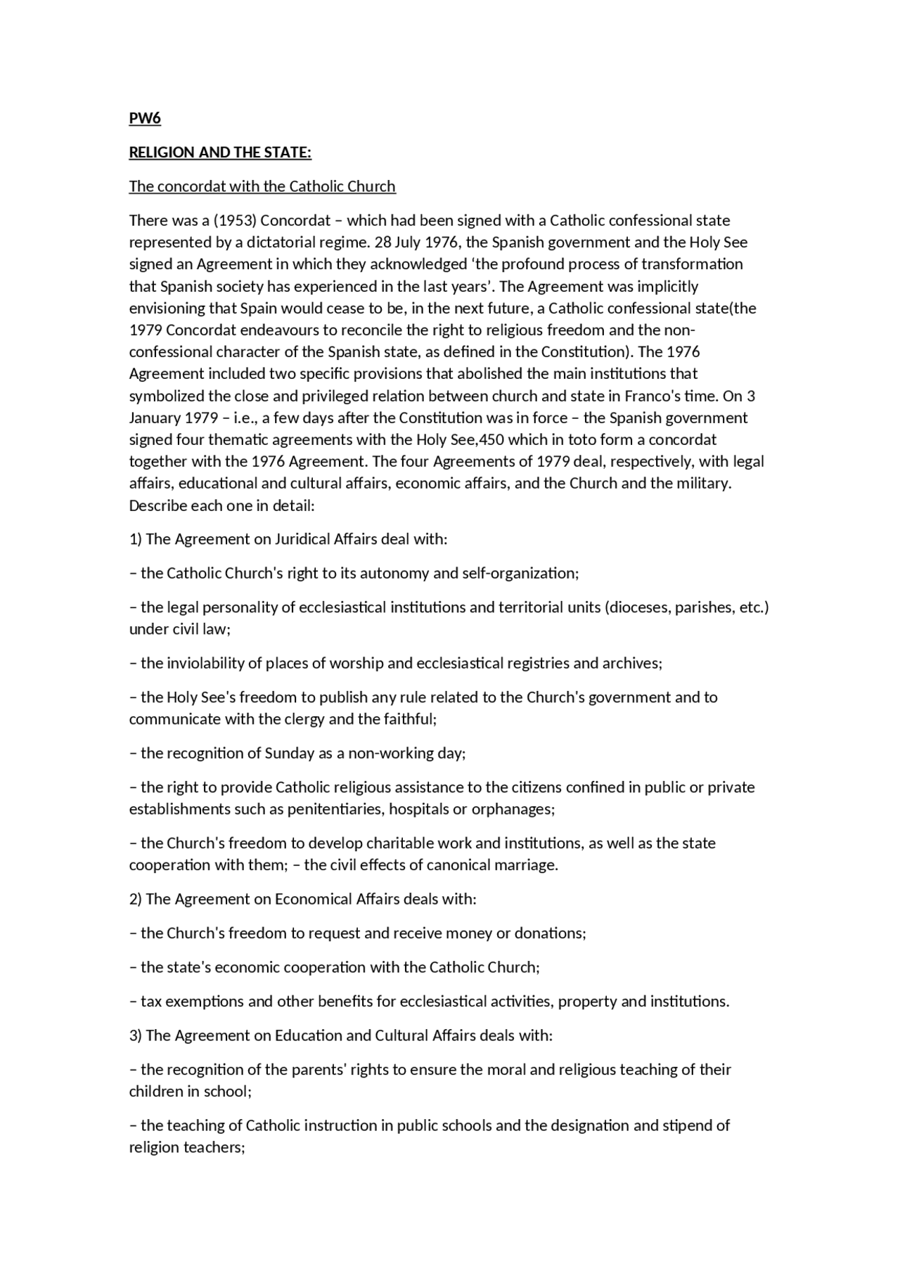 Resumenes Derecho Eclesiástico T 6 10 Docsity