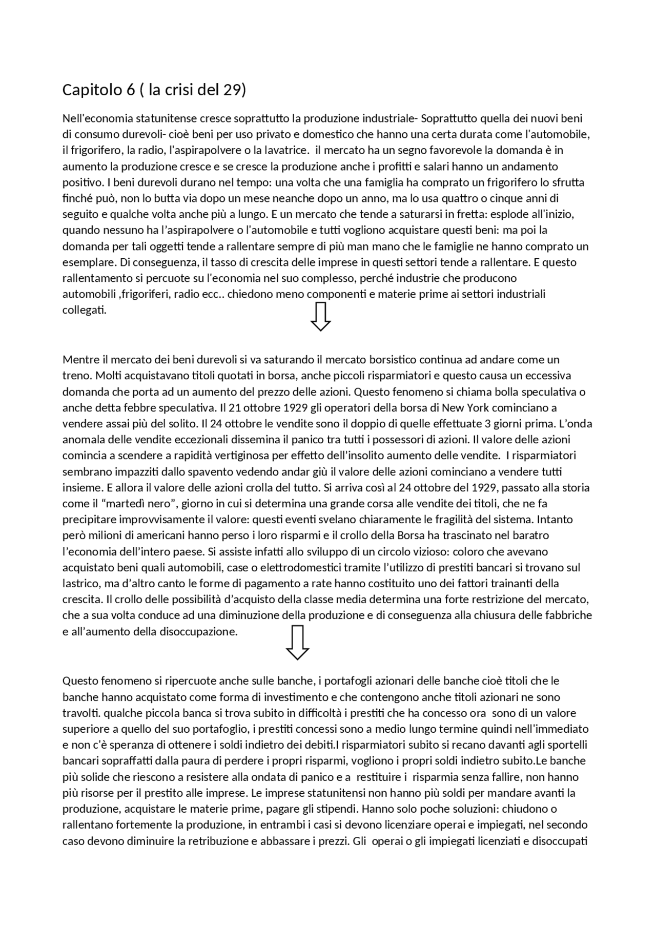 Capitolo 6 età contemporanea dalla grande guerra ad oggi - Docsity