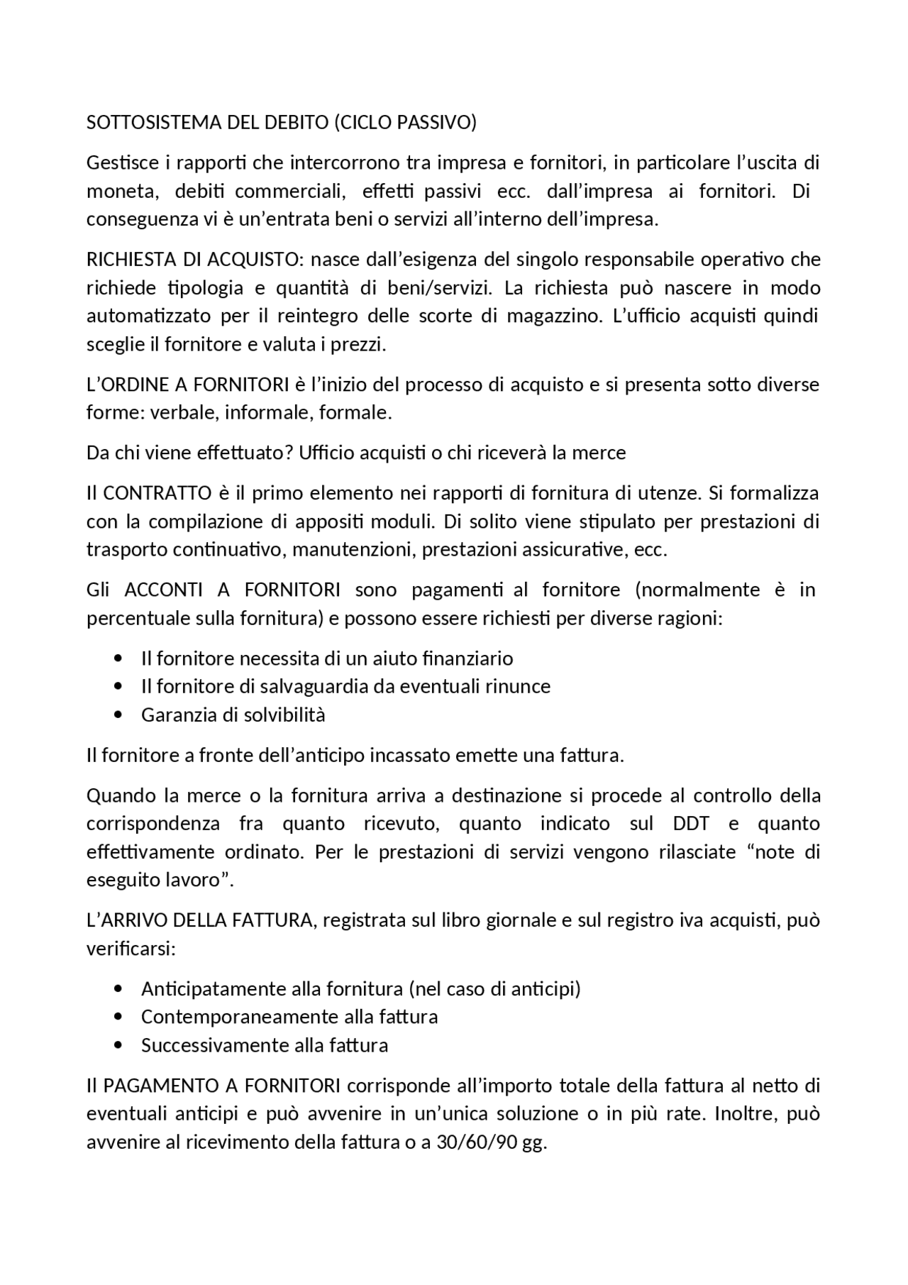 Fondamenti di ragioneria generale e applicata parte seconda - Docsity