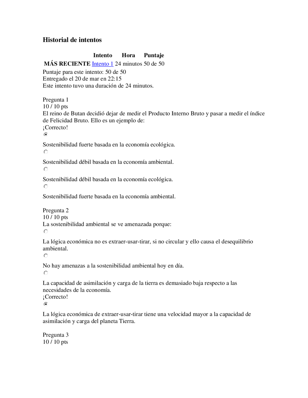 Puntos Evaluables Desarrollo Sostenible Politecnico Ejercicios De