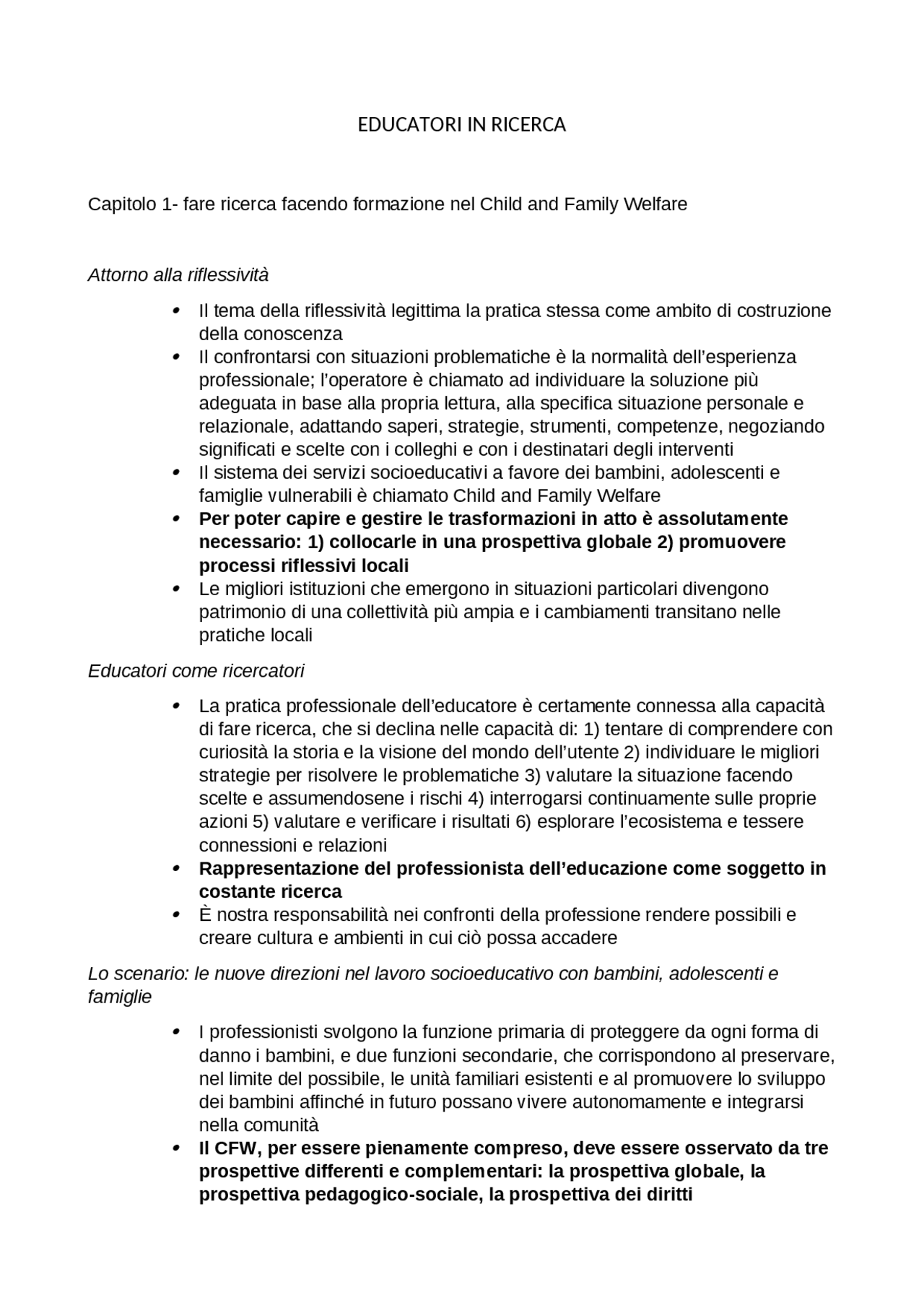 Schemi Educatori In Ricerca Unesperienza Locale Fra Teorie E