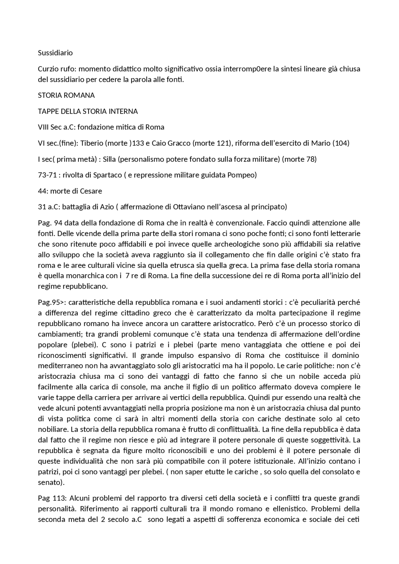 Storia Greca E Vari Periodi Docsity