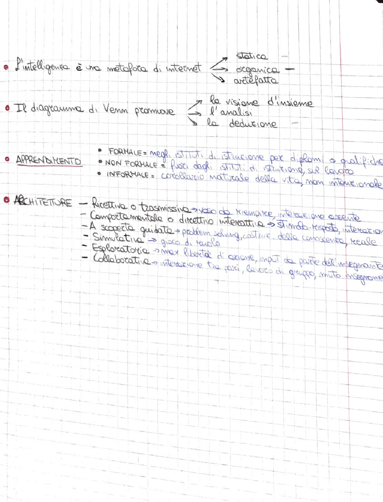 Domande Esame Di Tecnologie E Metodologie Didattiche Docsity