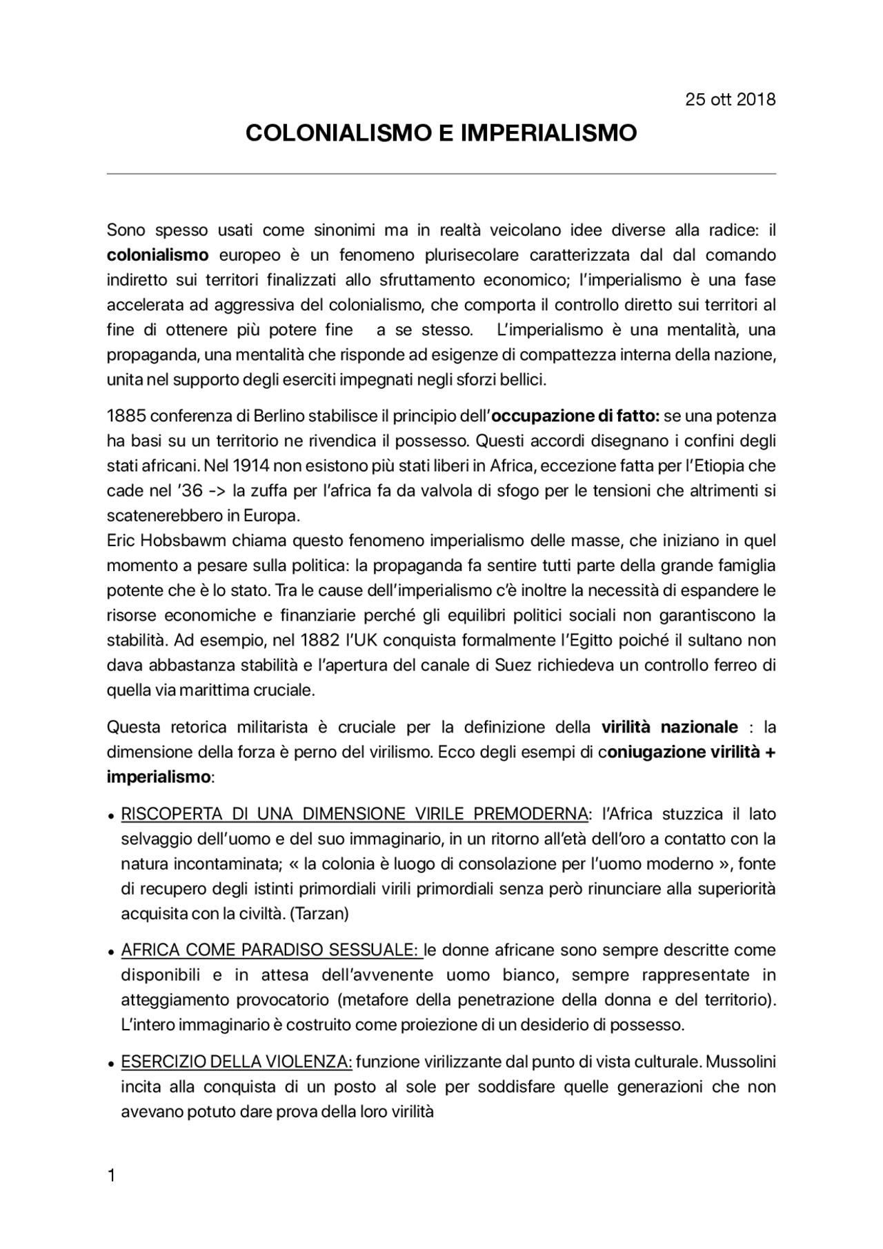 Appunti Storia Di Genere Docsity