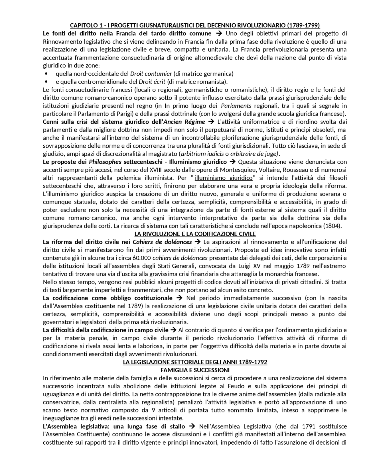 Storia della Codificazione civile - Ettore Dezza - Docsity