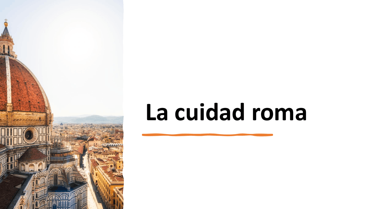 Resumen de la cuidad de roma resumen - Docsity