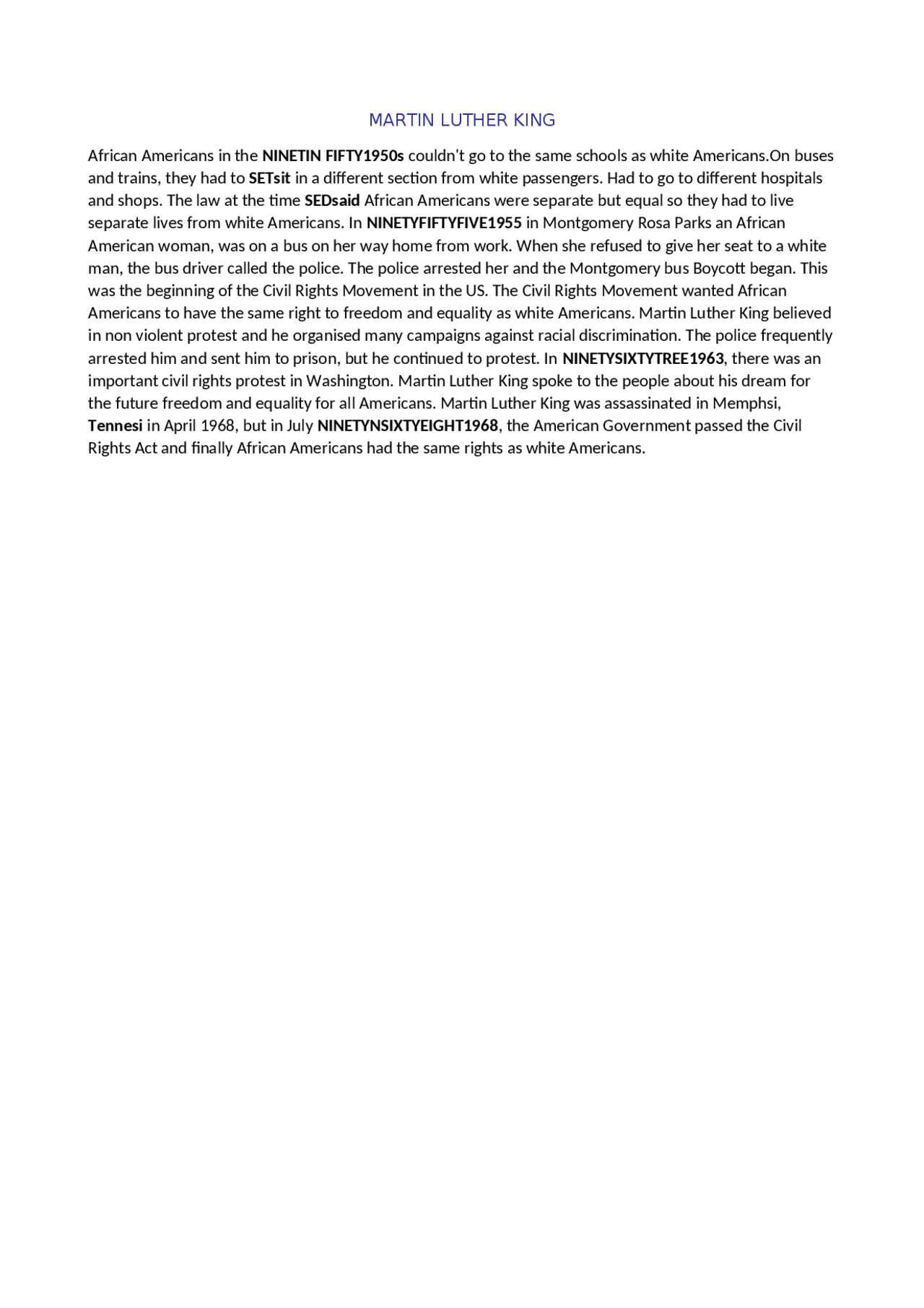 Martin Luther King And Rosa Parks Venn Diagram Compare And C