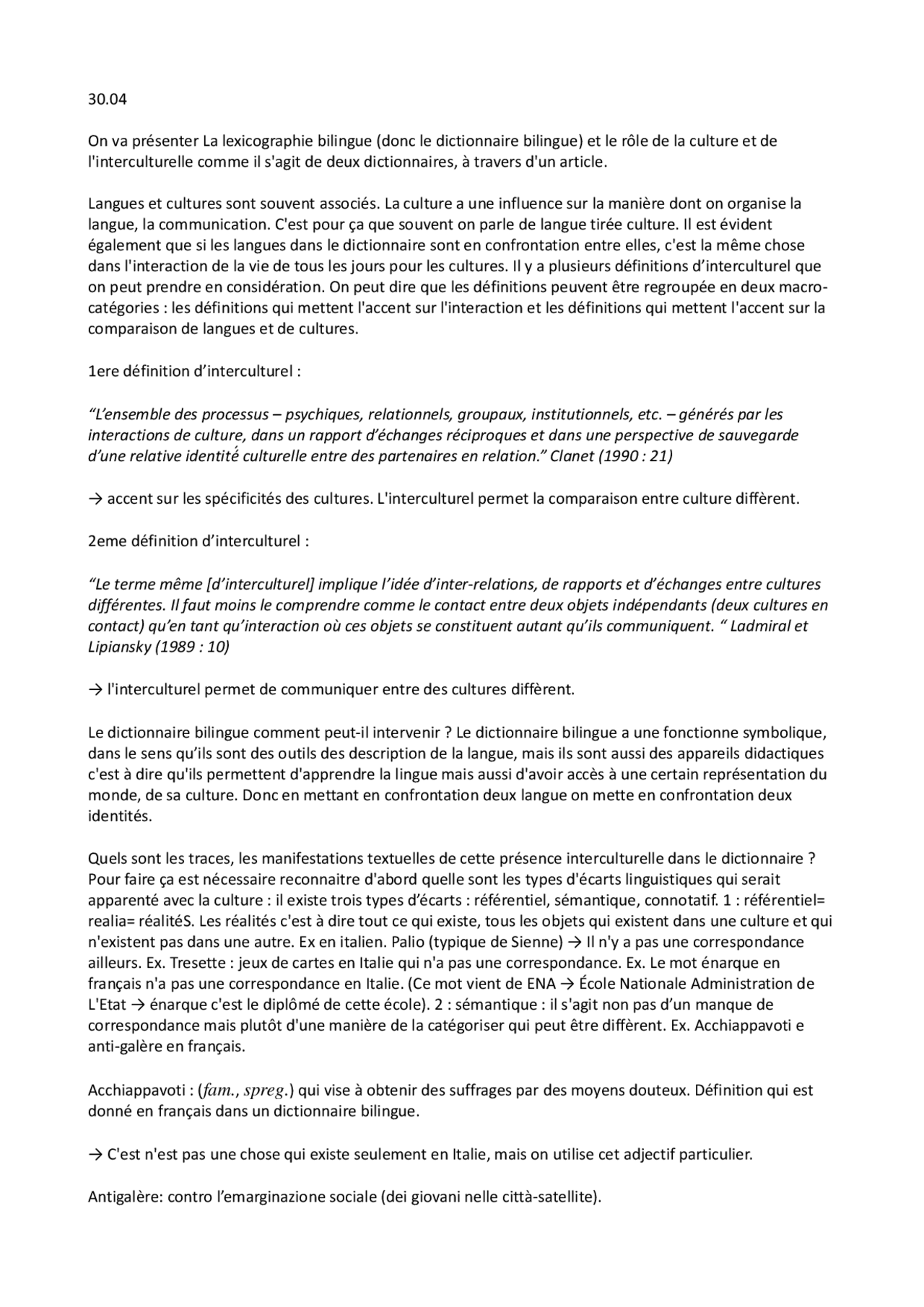 Appunti Di Lingua Francese 2 Docsity