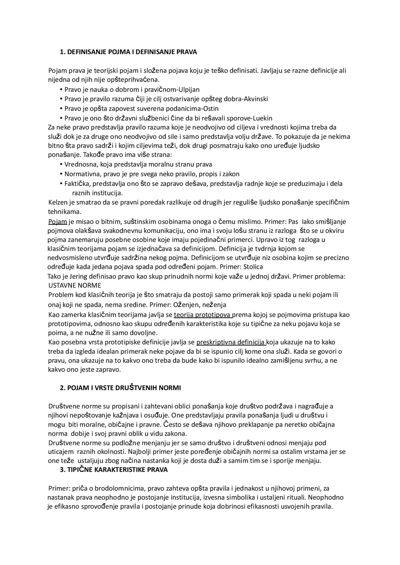 Osnovi Prava Skripta Skripte Predlog Pravo Docsity
