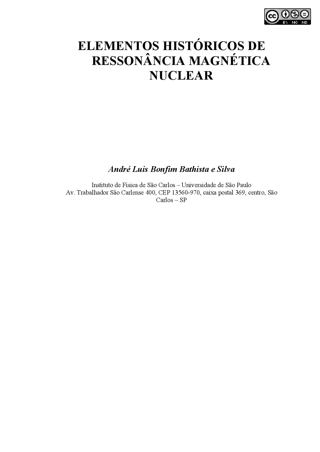 RESSONANCIA MAGNETICA NUCLEAR - Docsity