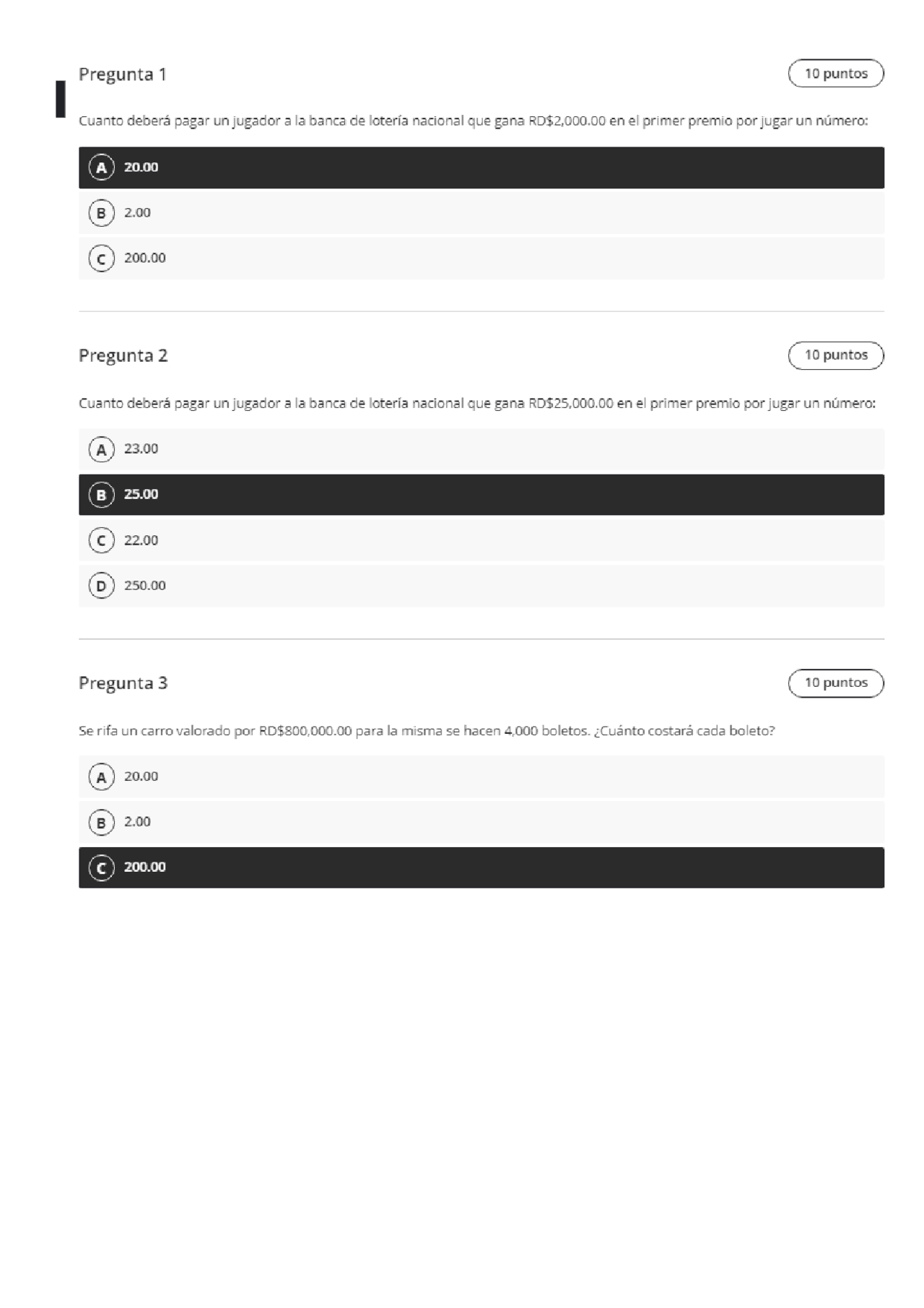 autocorregible de la unidad 2 | Ejercicios de Estadística | Docsity