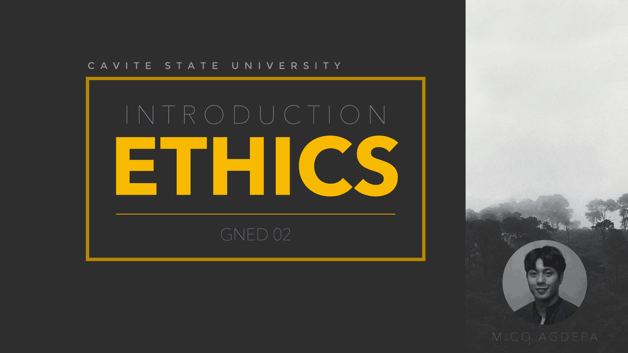 Introduction To Ethics Docsity