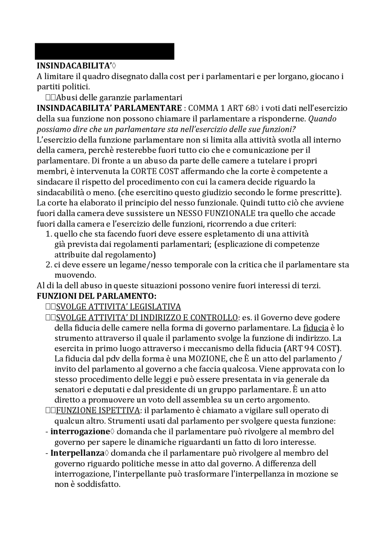 Nozioni Diritto Pubblico Docsity