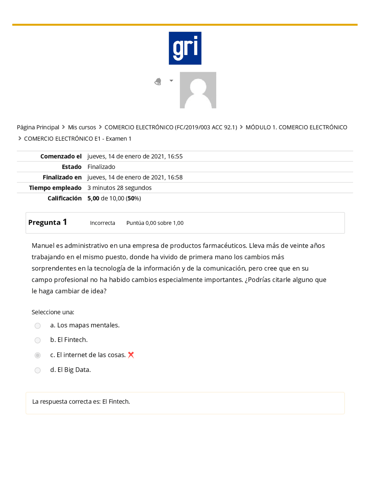 COMERCIO ELECTRÓNICO (FC/2019/003 ACC 92.1) MÓDULO 1. COMERCIO ELECTRÓNICO COMERCIO ELECTRÓNICO ...