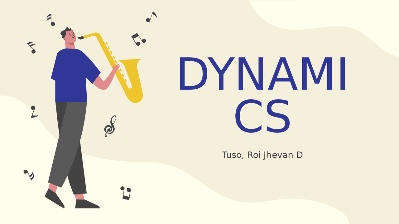 DIFFERENT TYPES OF DYNAMICS IN MUSIC - Docsity