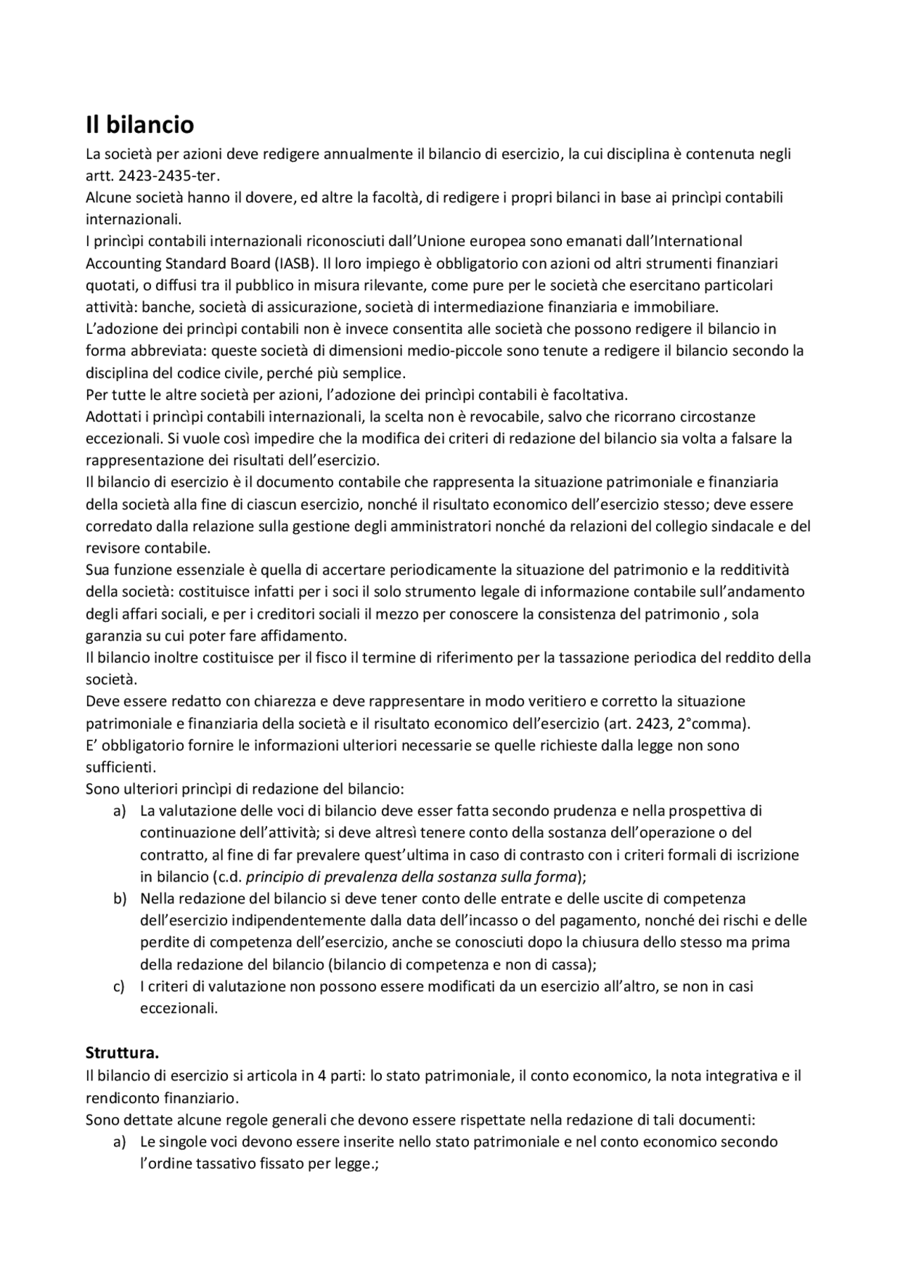Capitoli Diritto Commerciale Appunti Di Diritto Commerciale Docsity